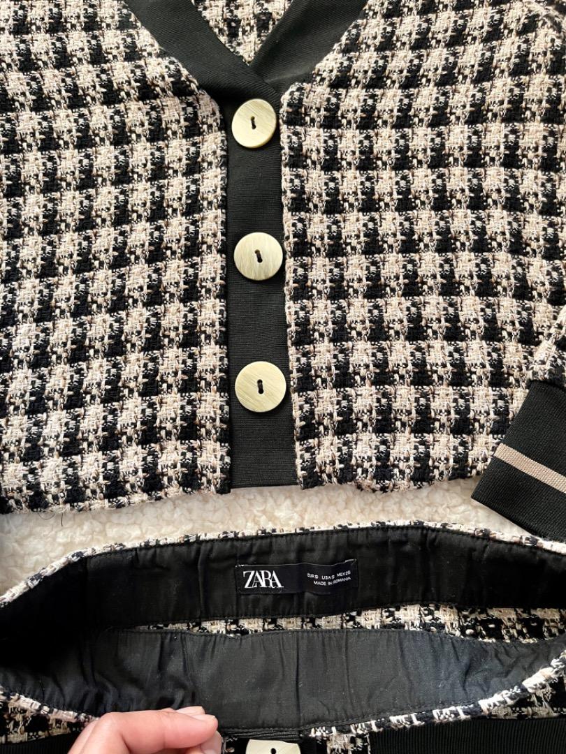 Zara tweed coords, Women's Fashion, Dresses & Sets, Sets or Coordinates ...