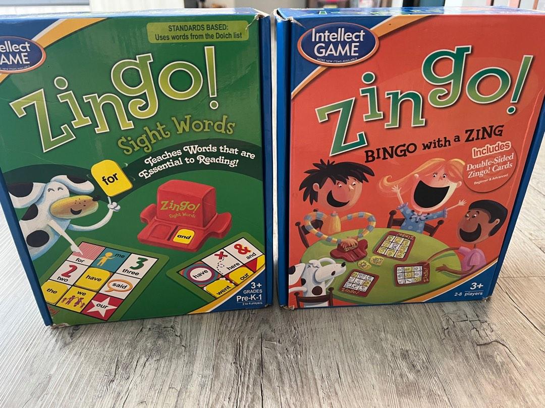 Zingo with a Zing & Sight Words, Hobbies & Toys, Toys & Games on Carousell