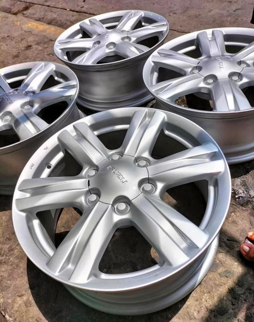2017 isuzu MUX Mags 17 inch 6x139 fit dmax nissan urvan nv350 van hiace, Car Parts & Accessories ...