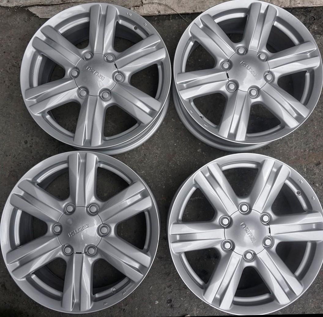 2017 isuzu MUX Mags 17 inch 6x139 fit dmax nissan urvan nv350 van hiace, Car Parts & Accessories ...
