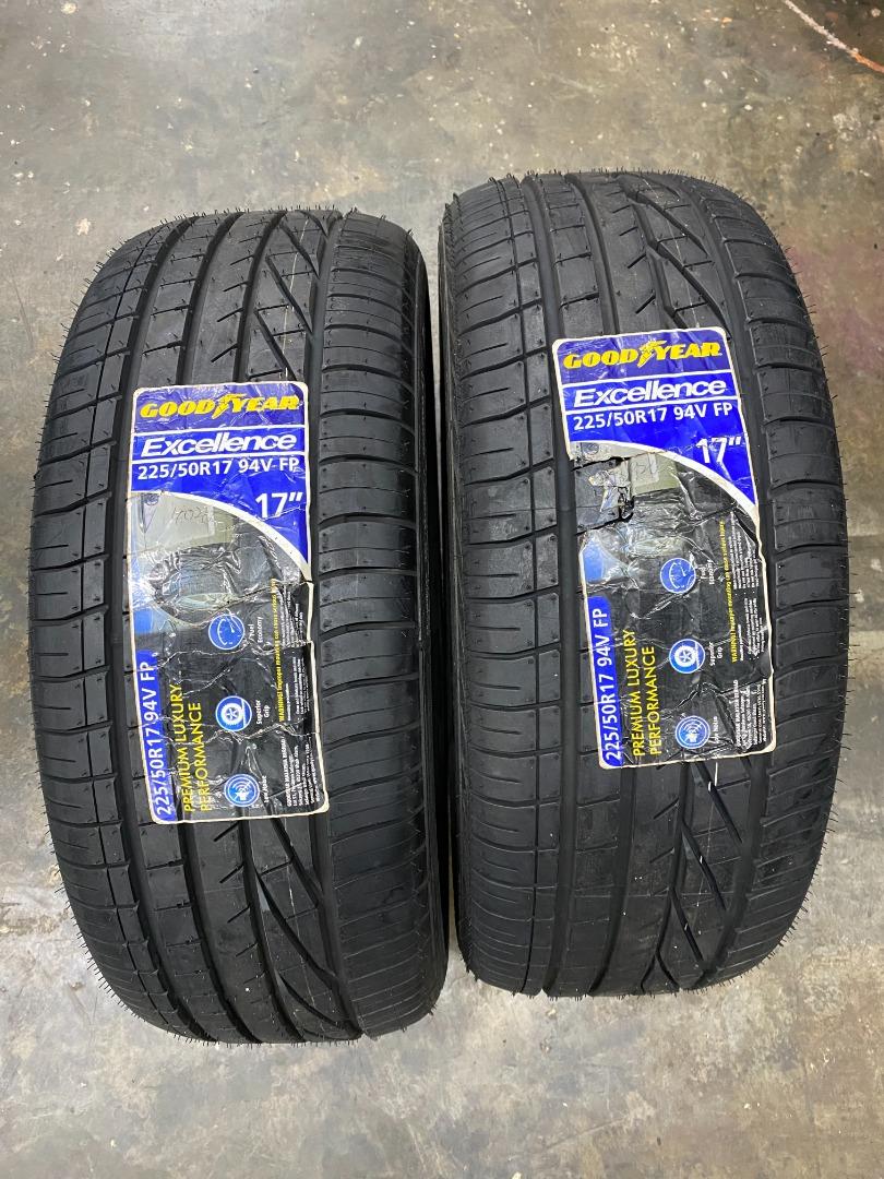 225 50 17 Goodyear Excellence F30 Altis Civic C200, Auto Accessories on Carousell