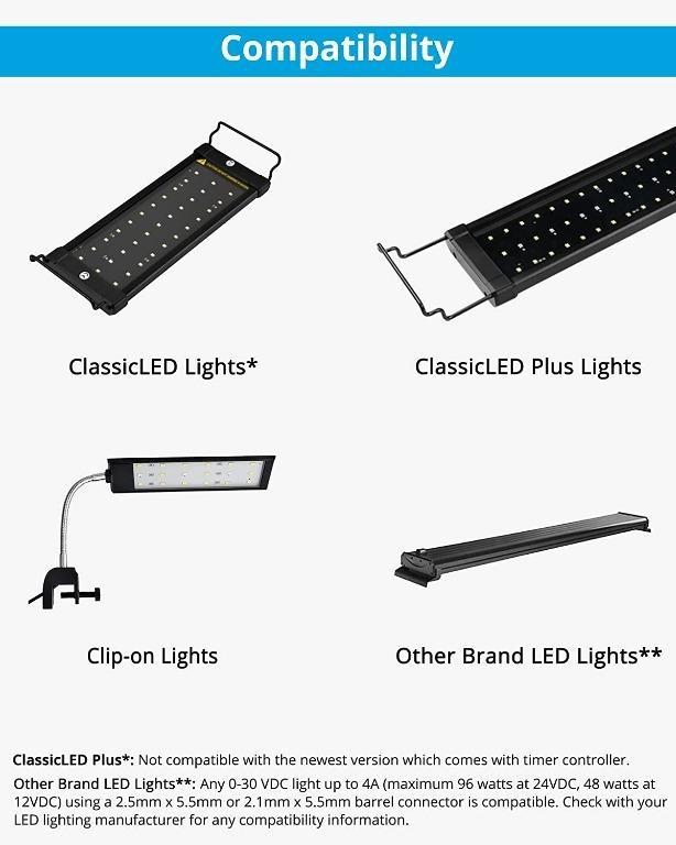 [401] NICREW Single Channel LED Light Timer Pro, LED Digital Dimmer ...