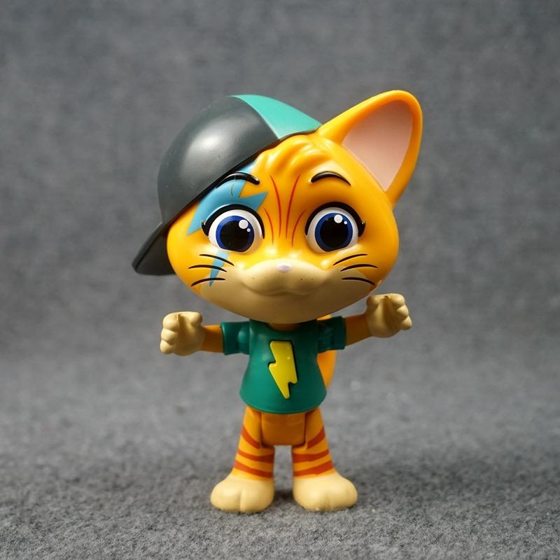 44 Cats / Meatball / Pilou / Milady / Lampo Toys / Figurines (4 Pcs A ...