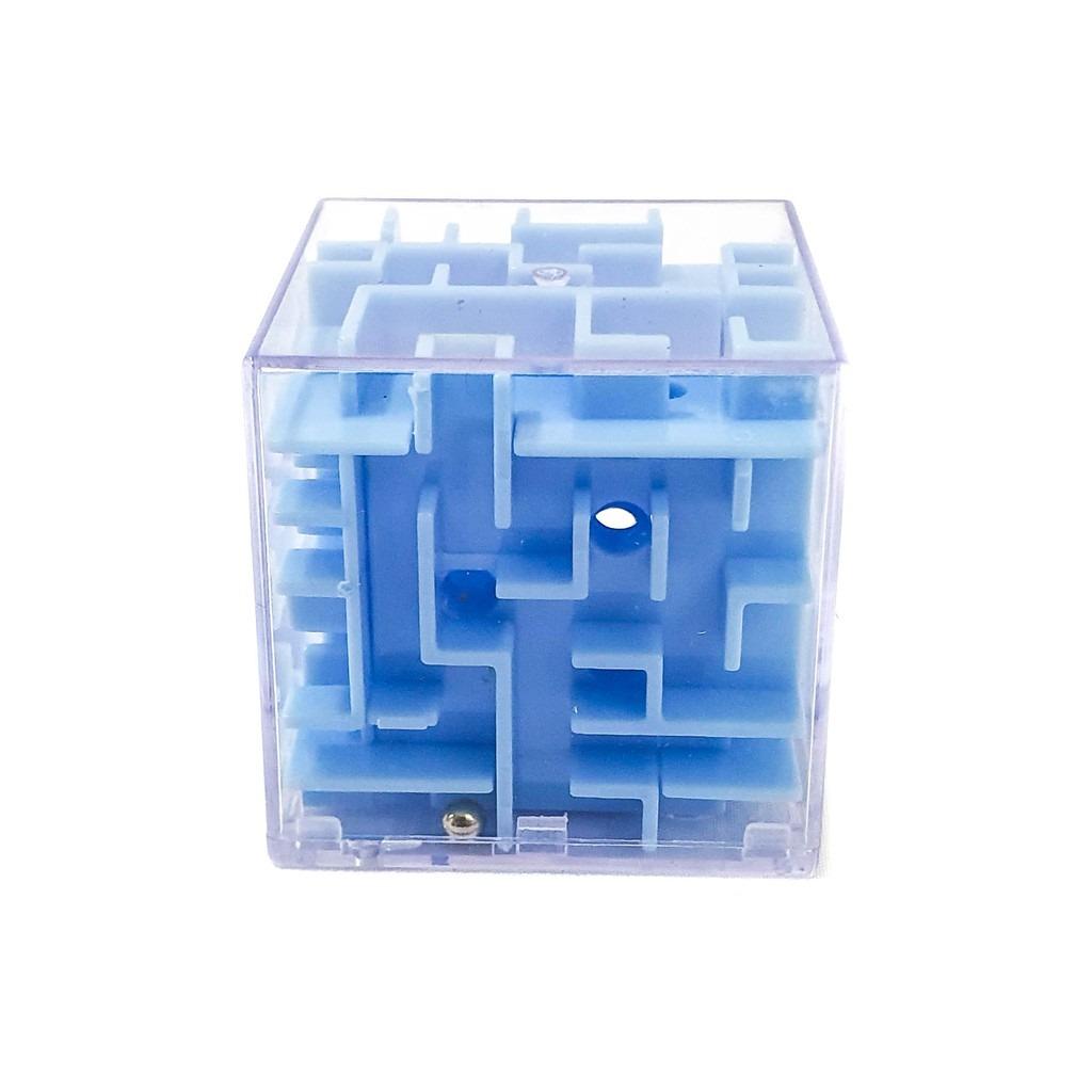4pc Mini Maze 3D Cube Game IQ Intelligence Strategy Skills Pocket Size ...