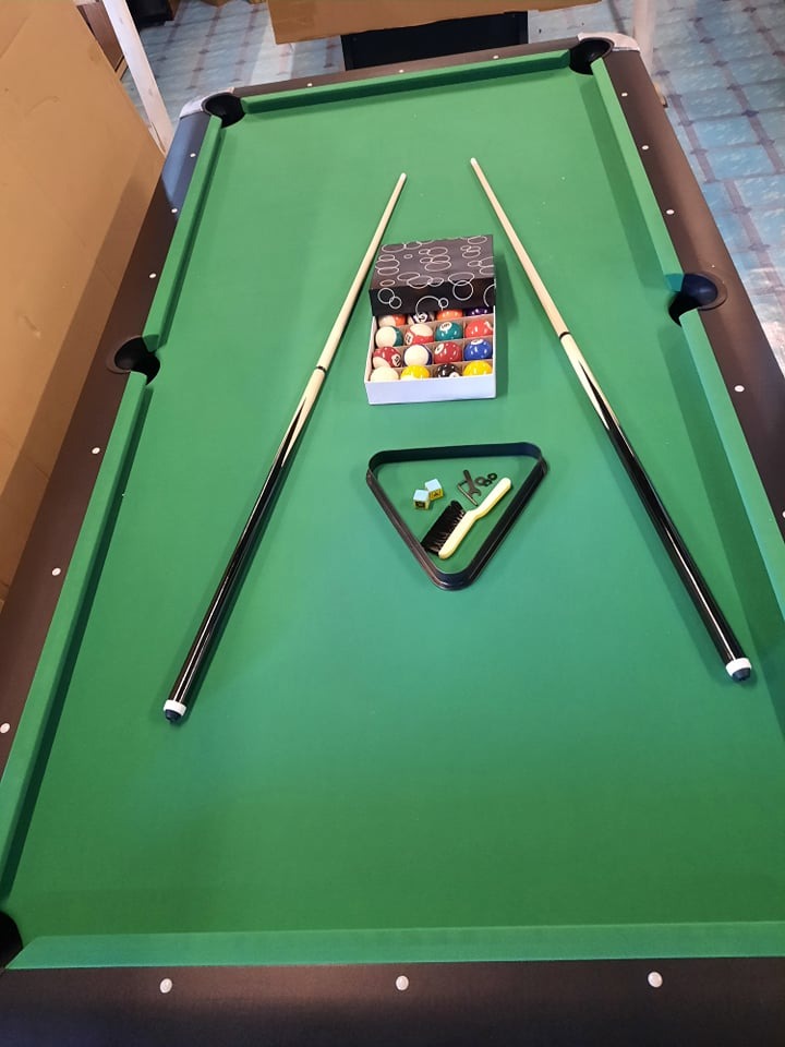 4x8 ft mdf junior billiard table, Sports Equipment, Sports & Games ...