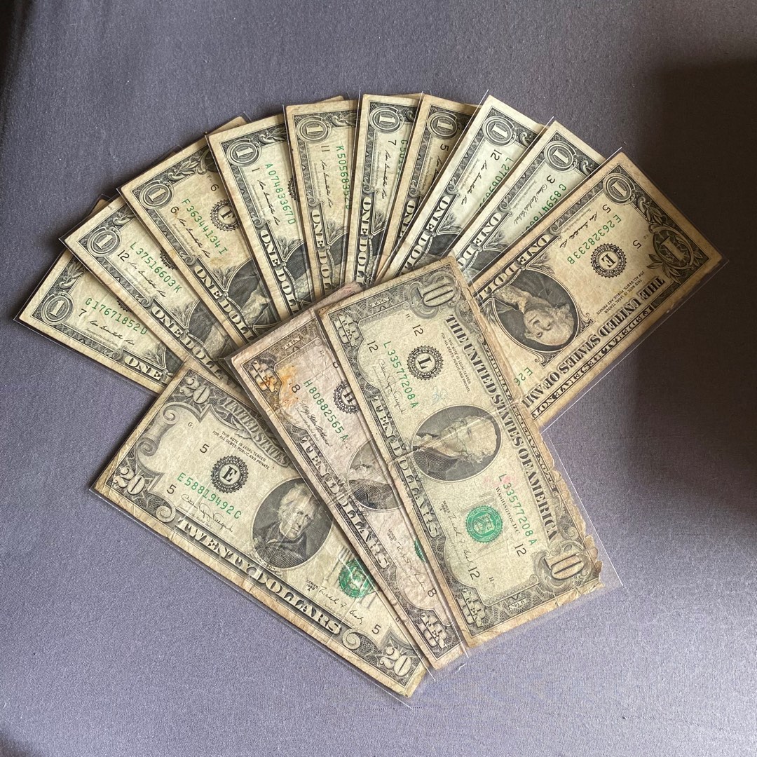 $50 Face Value RM225 | US Dollar | USD | 50 20 10 1 fifty twenty ten ...