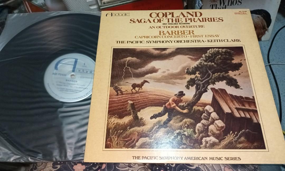 古典名盤 美版 COPLAND: Saga of the Prairies; BARBER: Capricorn Concerto ...
