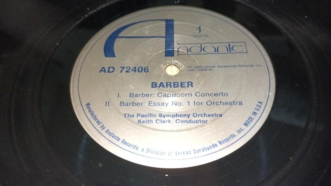 古典名盤 美版 COPLAND: Saga of the Prairies; BARBER: Capricorn Concerto ...