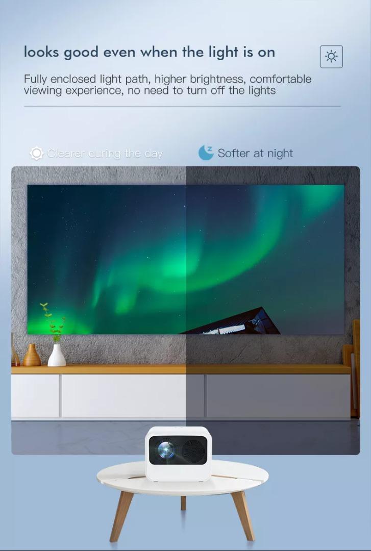 [SUPER VALUE] OMNIAUDIO FHD 4K SHORT THROW ANDROID PROJECTOR 7,500K ...