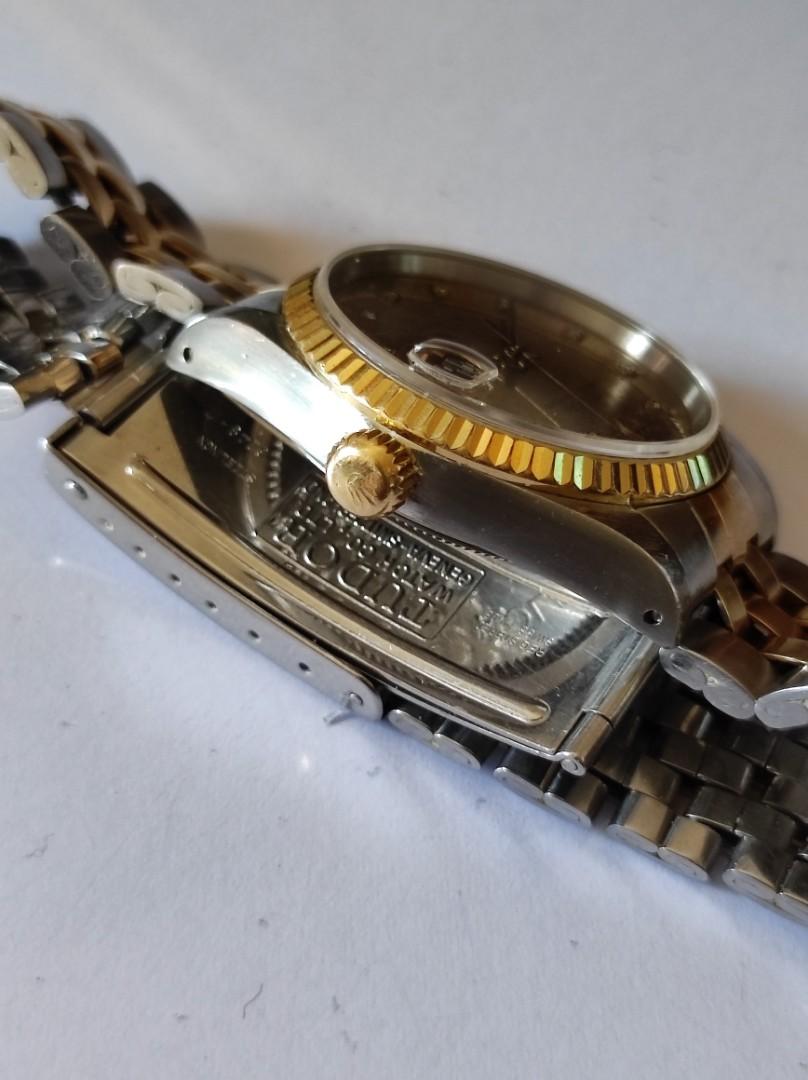 原裝 Tudor 72033 鑽石面 藍寶石玻璃 Prince Oysterdate 自動手錶, 名牌, 手錶 - Carousell