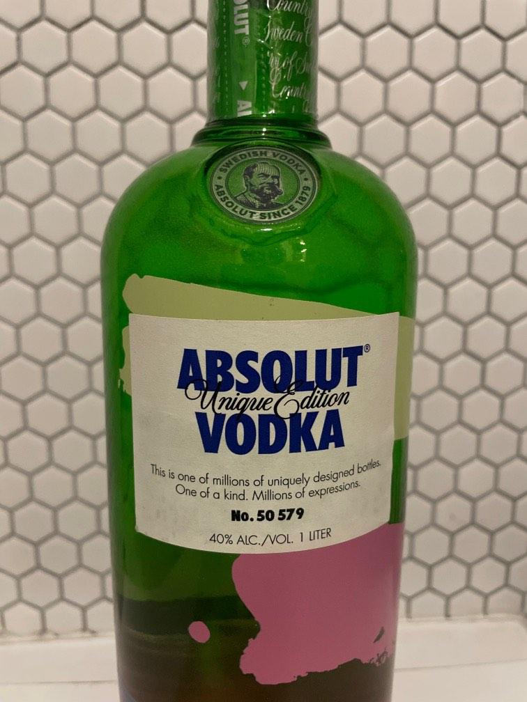 Absolut Original Blue label 1L Full bottle Vodka ( Absolute Unique ...