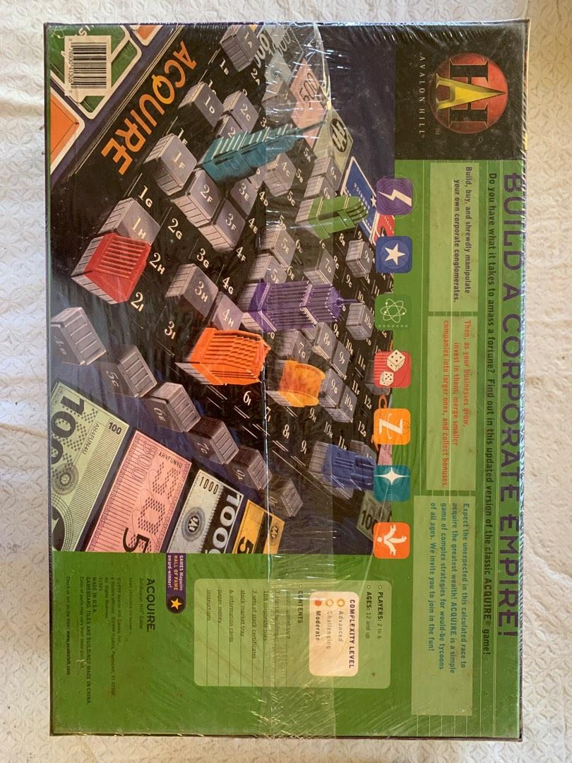 Acquire board game, Hobbies & Toys, Toys & Games on Carousell