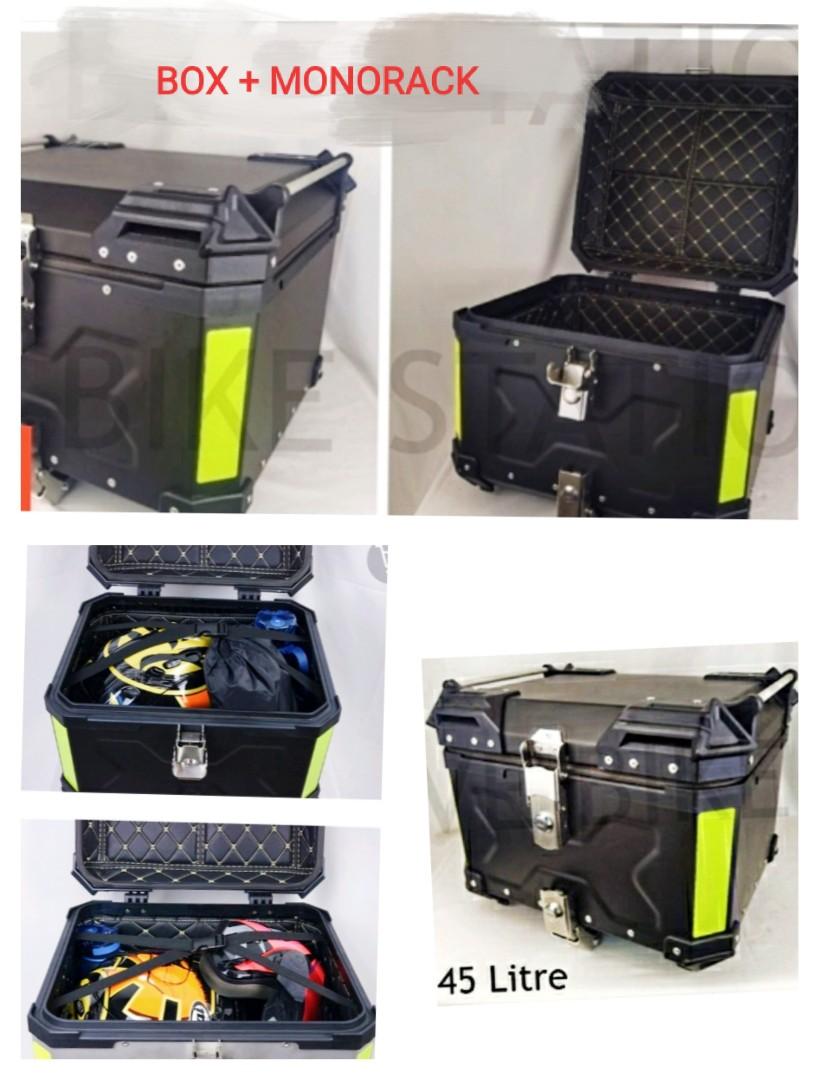 Aluminium Box and Monorack, Motorbikes on Carousell