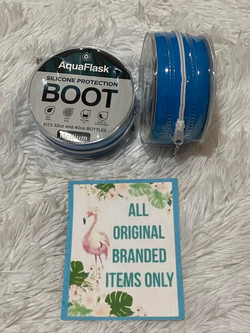 AQUAFLASK MEDIUM BOOT MALIBU BLUE - 32oz to 40oz, Furniture & Home ...