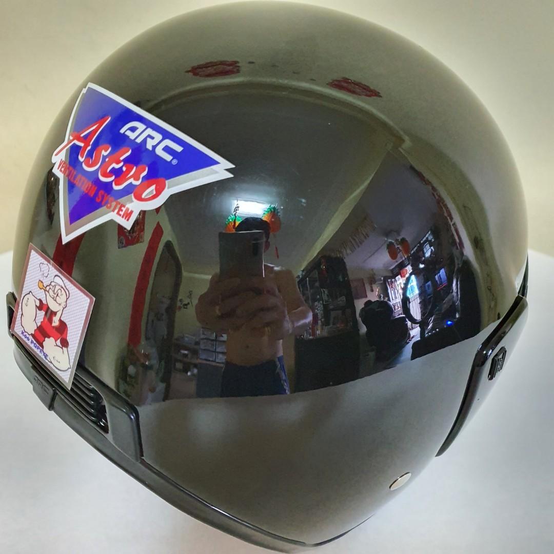 ARC ASTRO HELMET BLACK COLOR, Motorcycles, Motorcycle Accessories on ...