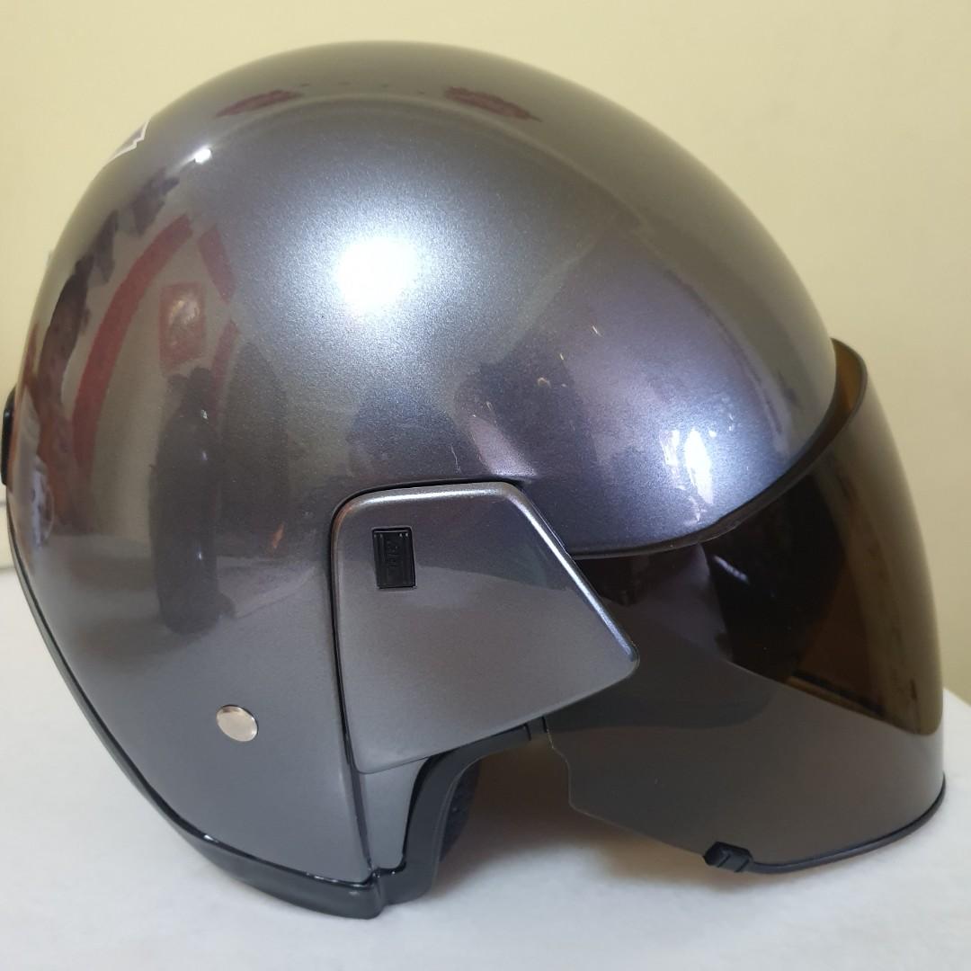 ARC ASTRO HELMET GLOSS GREY, Motorcycles, Motorcycle Accessories on ...