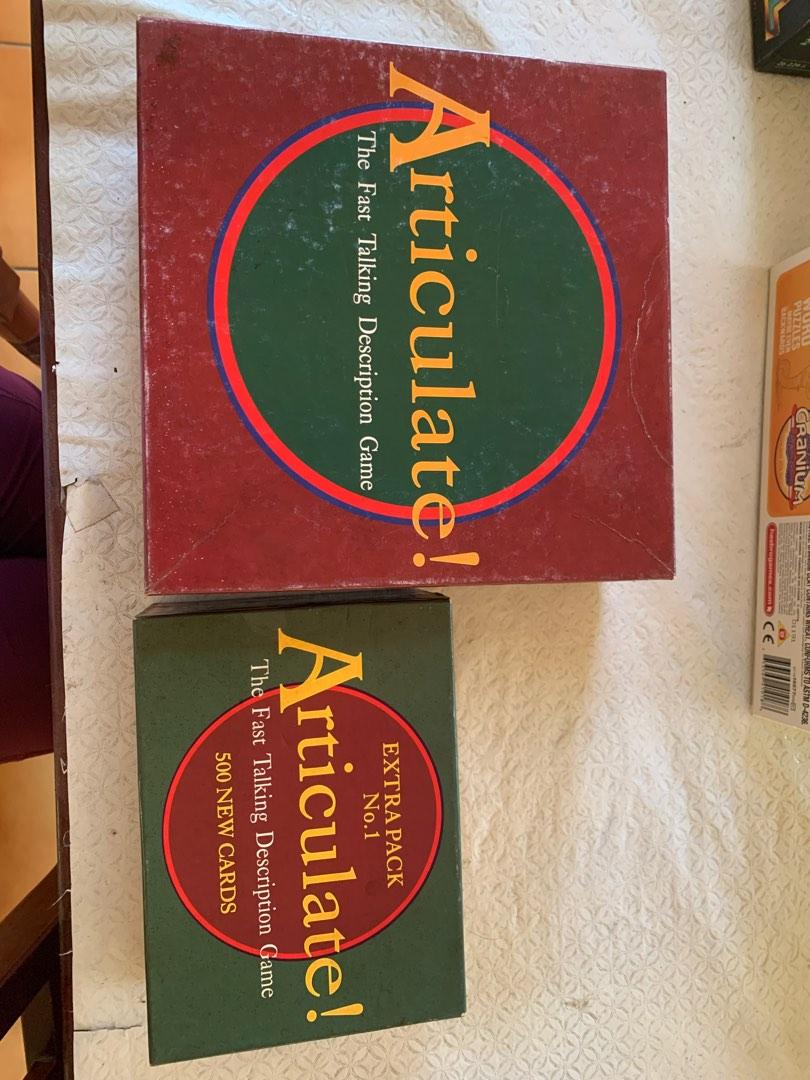 Articulate Board Game with Expansion Pack, Hobbies & Toys, Toys & Games ...