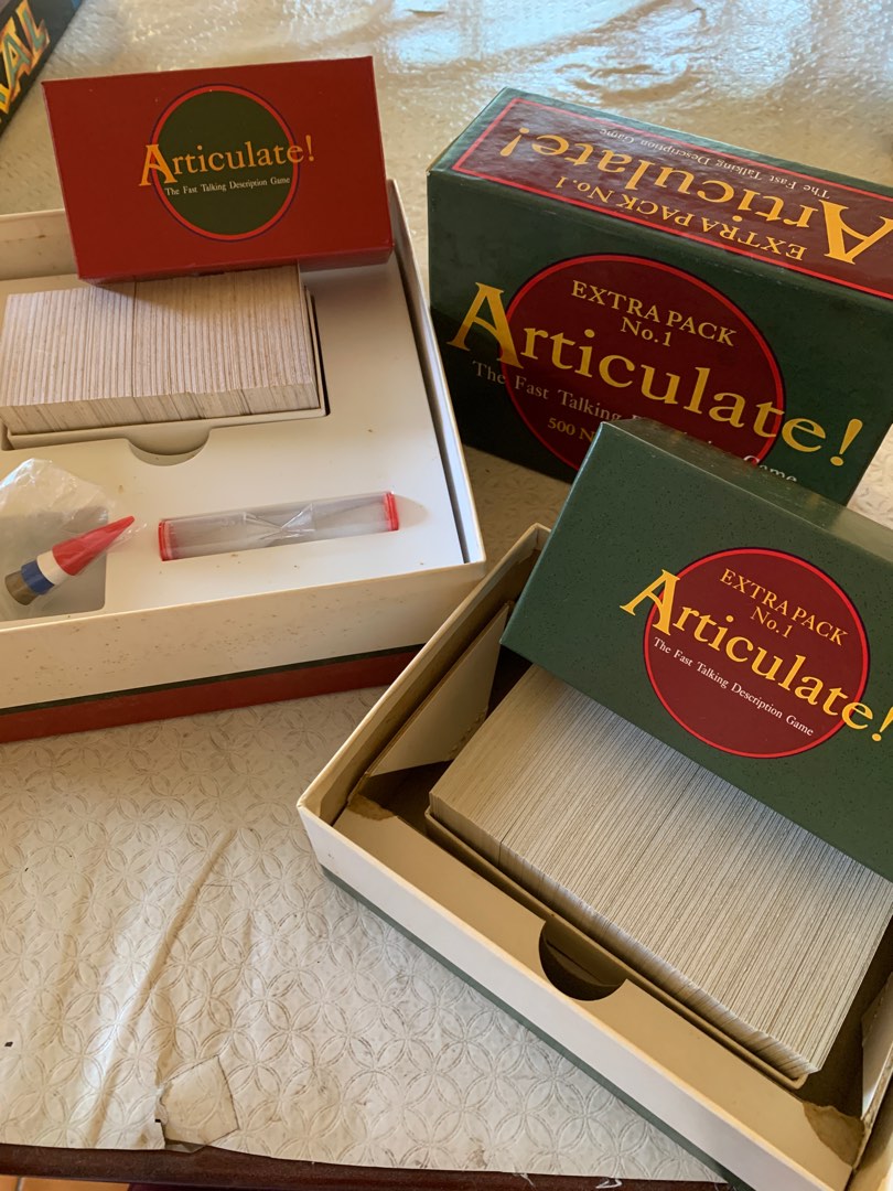 Articulate Board Game with Expansion Pack, Hobbies & Toys, Toys & Games ...