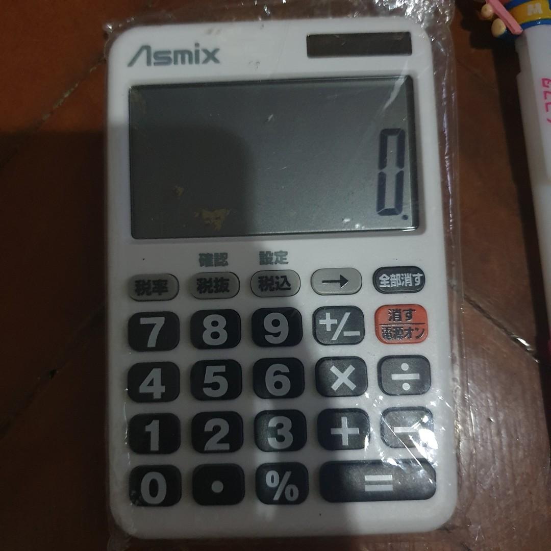 Asmix Aska Corp Large Led Calculator 2 way power, Hobbies & Toys, Stationary & Craft, Stationery ...
