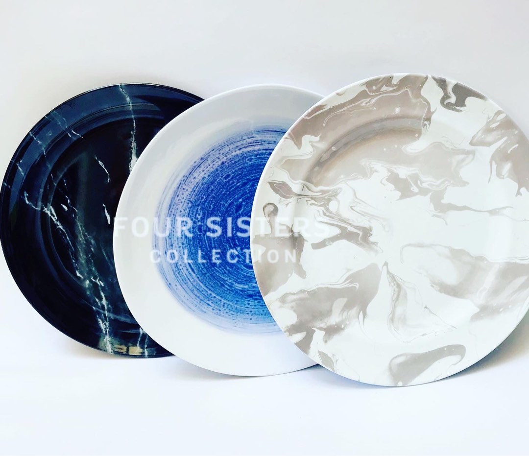 Assorted Dinner Plate Sold by 3, Furniture & Home Living, Kitchenware ...