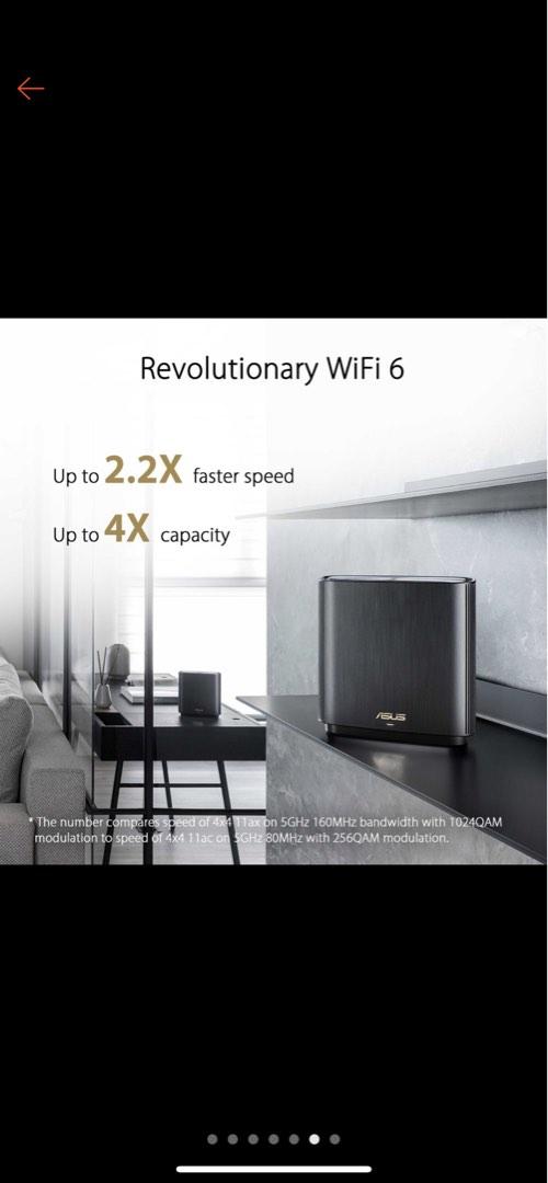 Asus XT8 2 pack AX6600 ZEN WIFI Triband mesh wifi 6 system, Computers ...