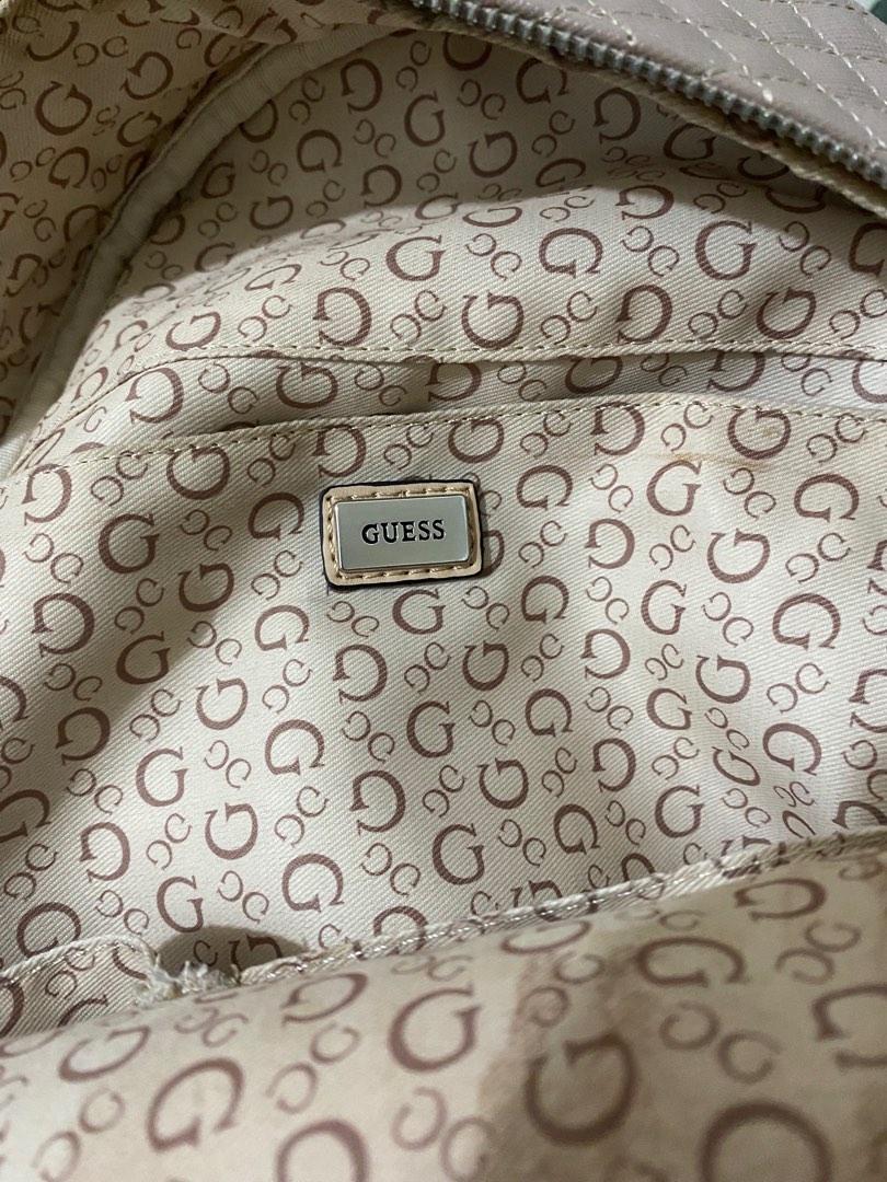 Authentic Guess Pink Leather Backpack, Women's Fashion, Bags & Wallets ...