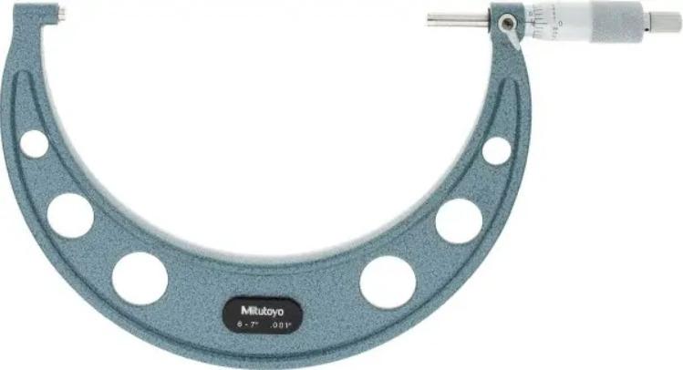 Authentic Mitutoyo Outside Micrometer 6 to 7 inches Model: 103-183 ...