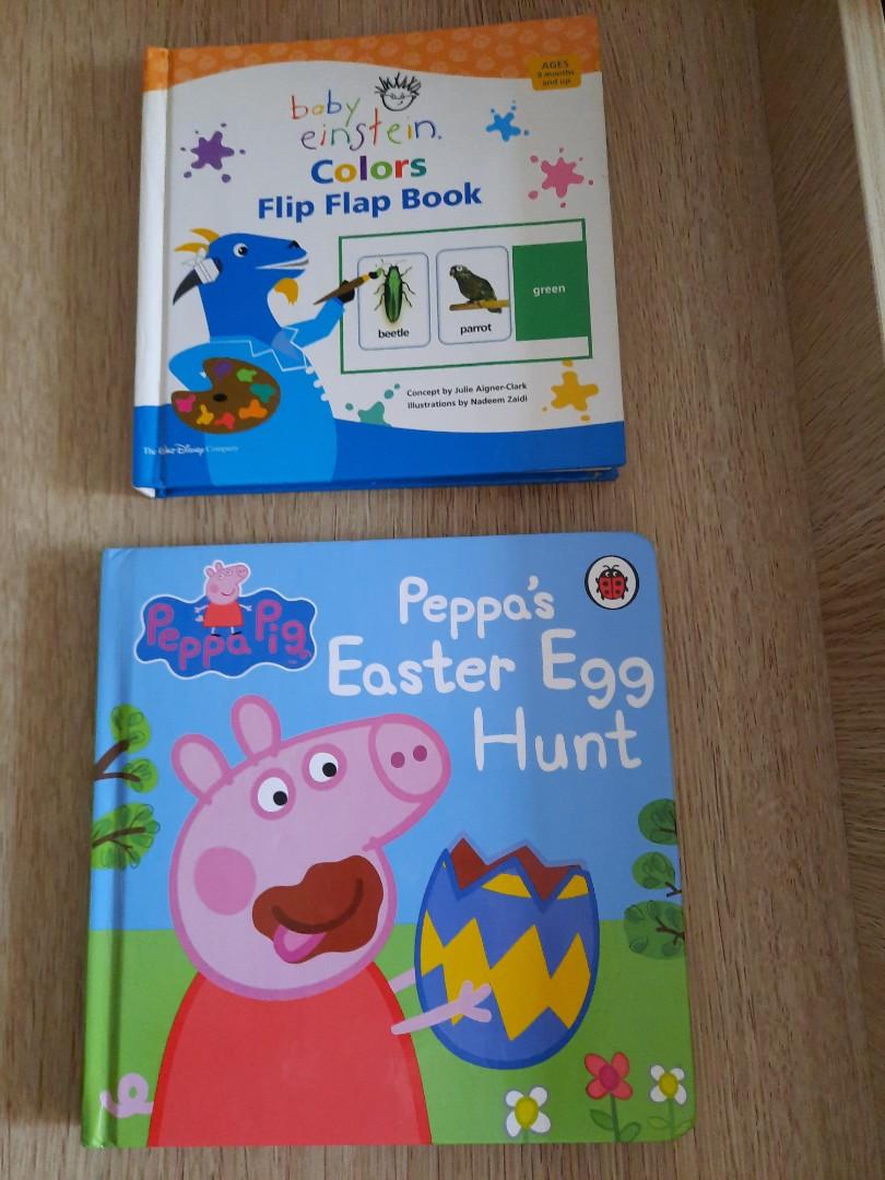 Baby Einstein Colors Flip Lap Book/Peppa's Easter Egg Hunt, 興趣及遊戲, 書本 ...