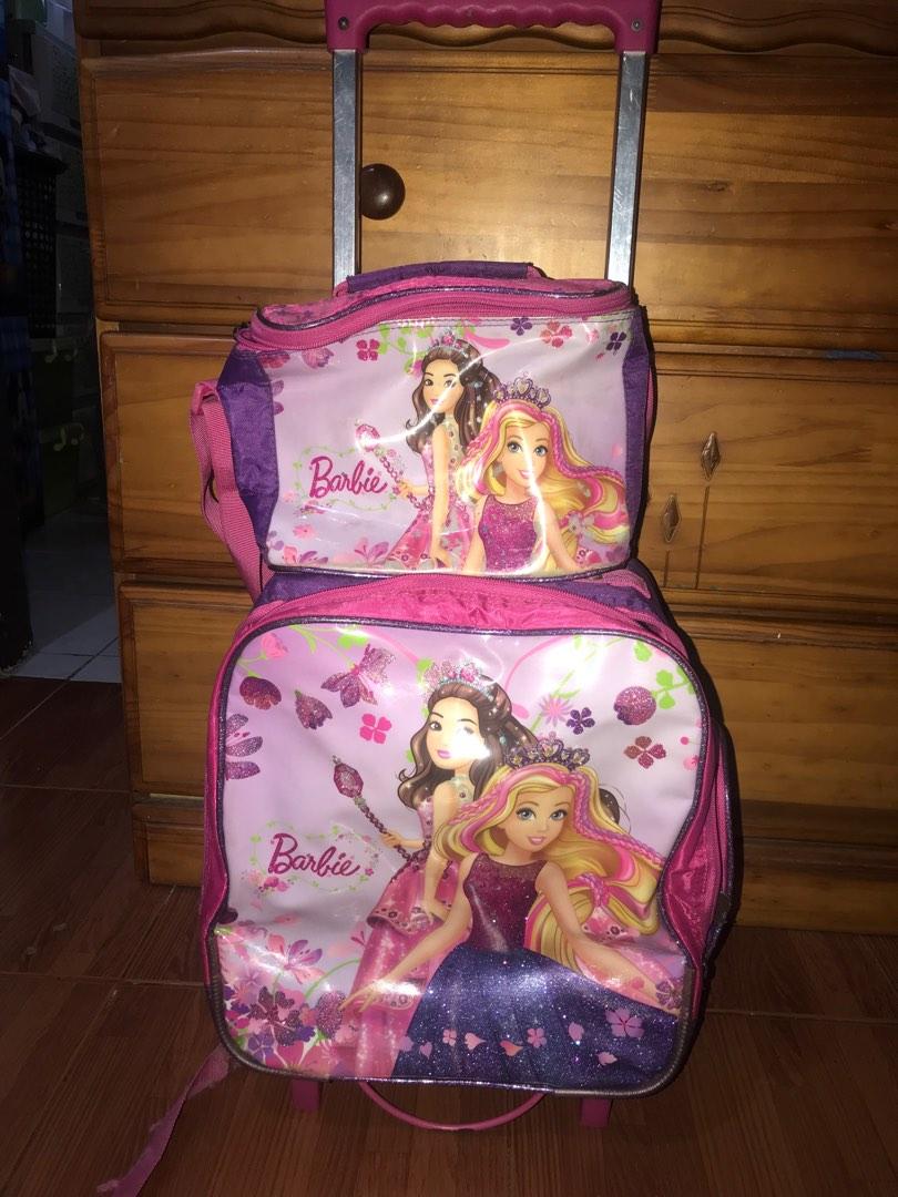 BARBIE TROLLEY BAG, Babies & Kids, Babies & Kids Fashion on Carousell