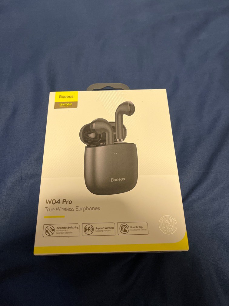 Baseus ENCOk W04 Pro True Wirless Earphones, Audio, Earphones on Carousell
