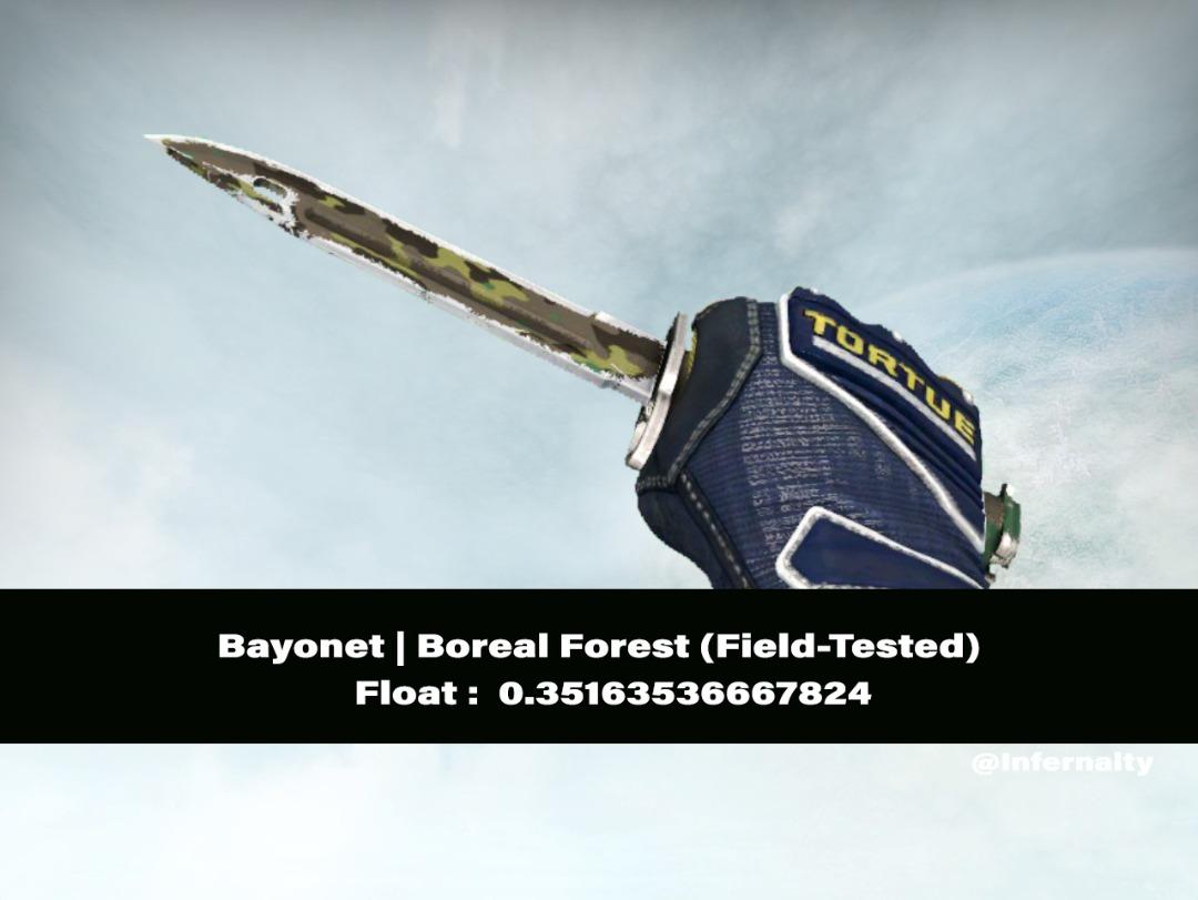 Bayonet Boreal Forest FT CSGO SKINS KNIVES, Video Gaming, Gaming ...