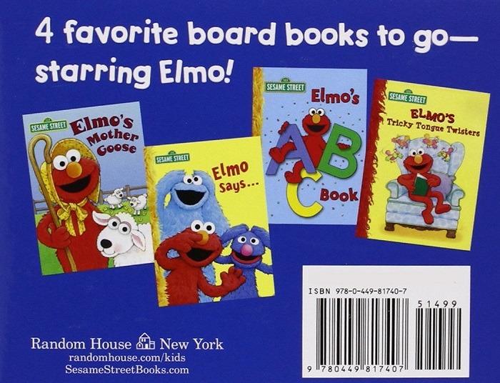 BNIB Set of 4 Books Elmo's Little Library (Sesame Street): Elmo's ...