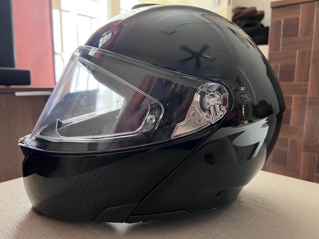 BRAND NEW shell AGV SportsModular Helmet Full Carbon Fibre Glossy ...