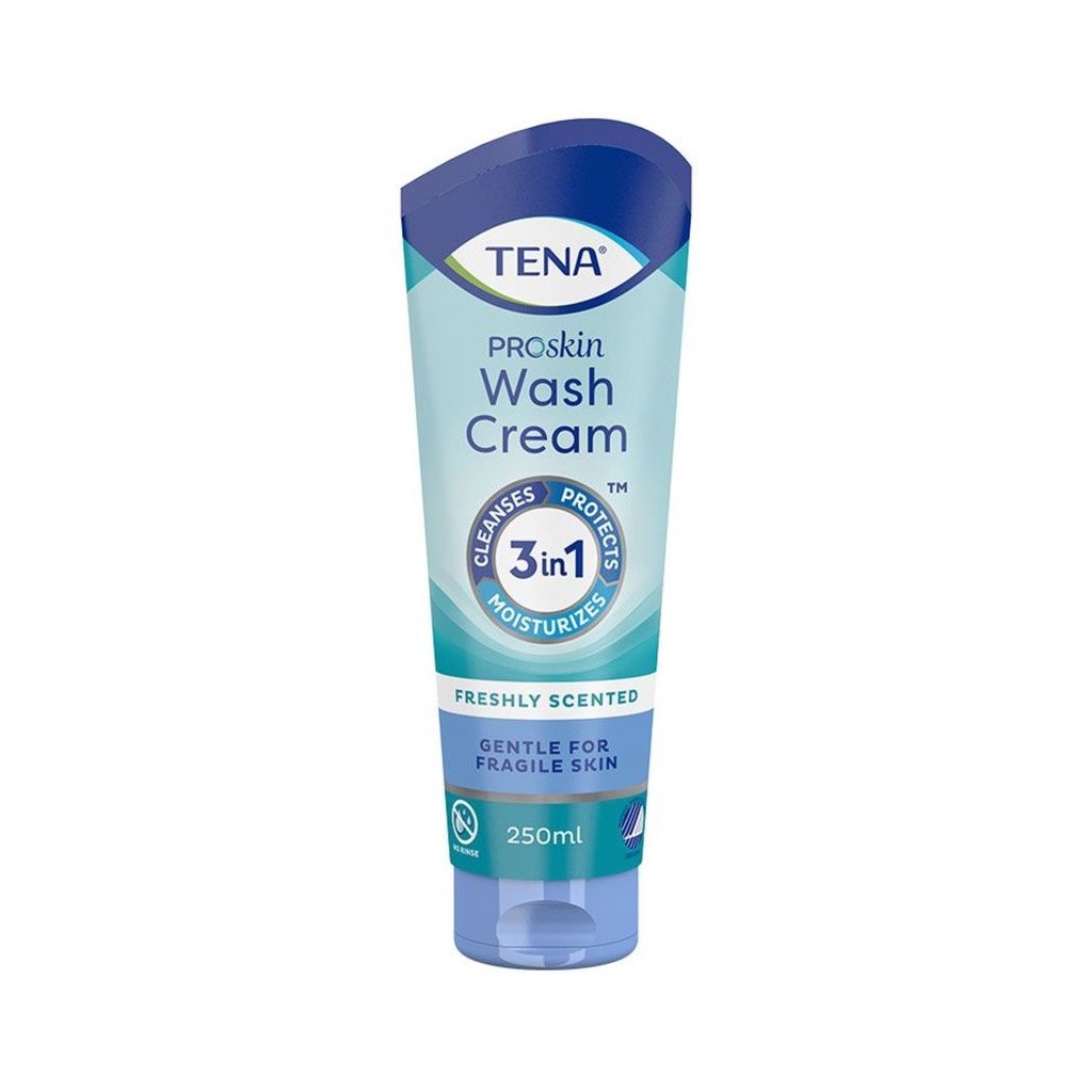 Brand New Tena 3 in 1 Wash Cream 250ml, Beauty & Personal Care, Bath ...