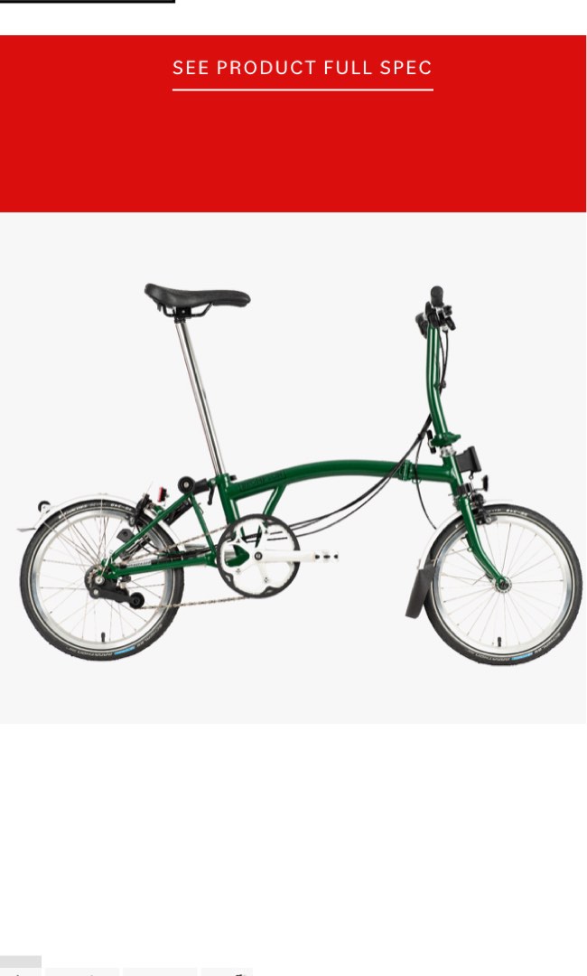 Brompton C line Explorer Green 6 Speed, 運動產品, 單車及配件, 單車 - Carousell