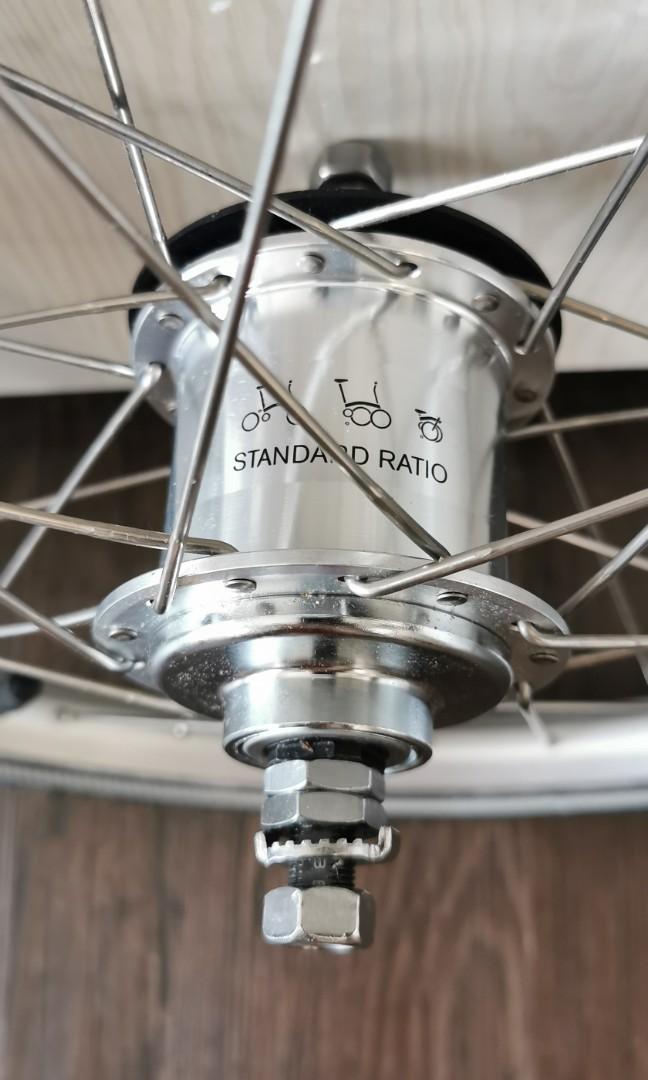 Brompton triangle & wheelset (standard Ratio), Sports Equipment ...