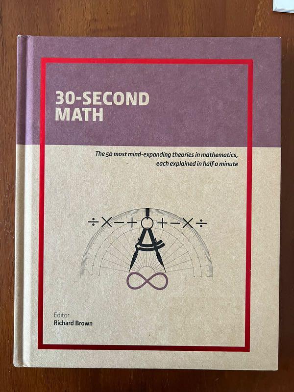 Buku “30 seconds math”, Buku & Alat Tulis, Buku di Carousell
