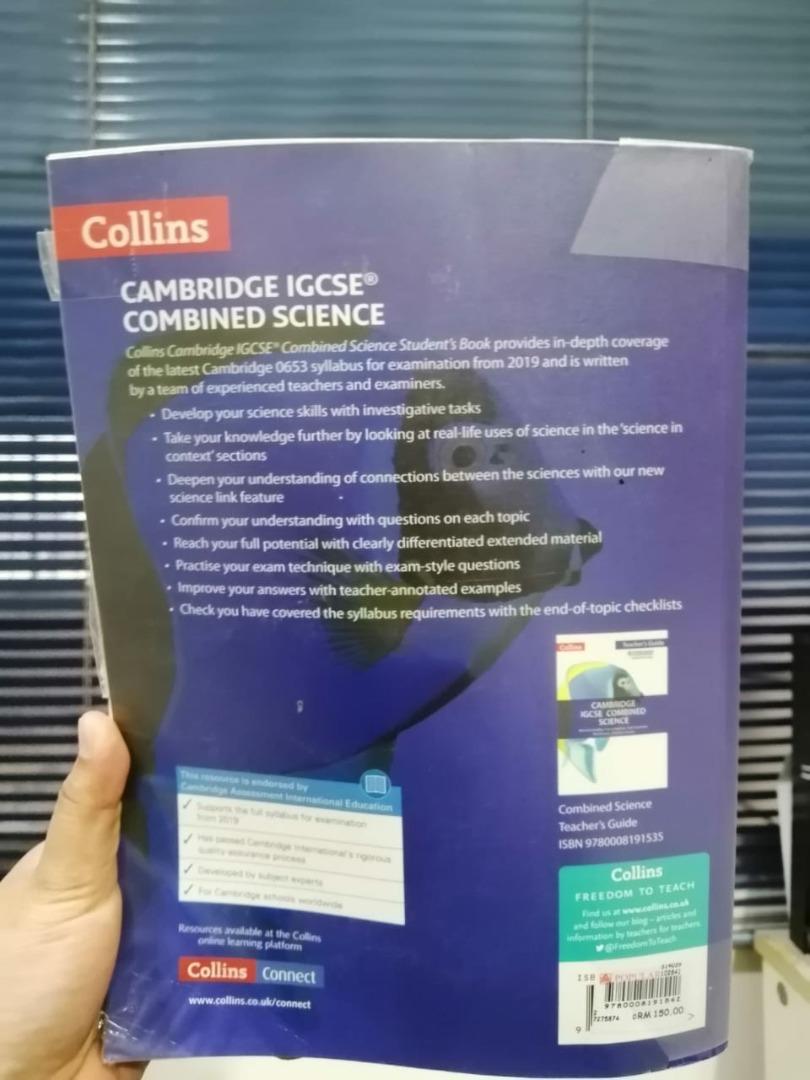 CAMBRIDGE IGCSE SCIENCE STUDENT BOOK, Hobbies & Toys, Books & Magazines ...