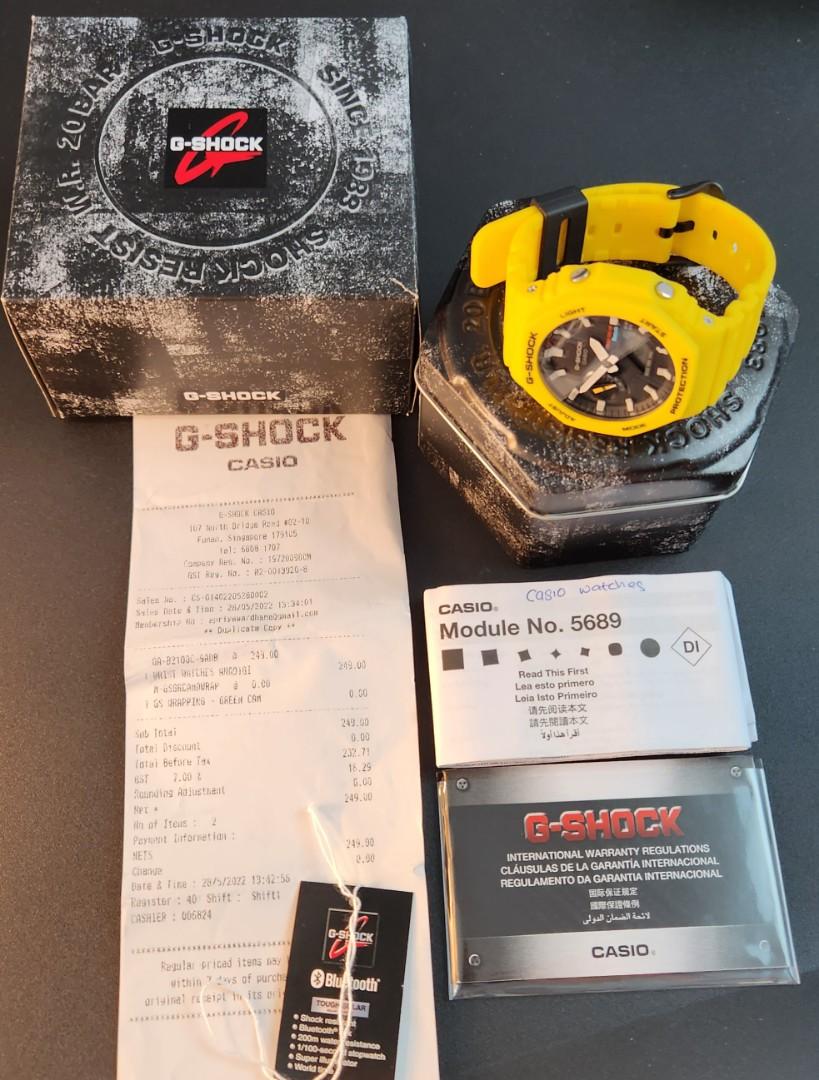 Casio G-Shock Casioak Solar GA-B2100C-9ADR (LNIB, Fullset, Local ...