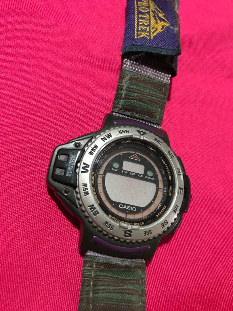 Casio Pro Trek vintage Watch, Men's Fashion, Watches & Accessories ...