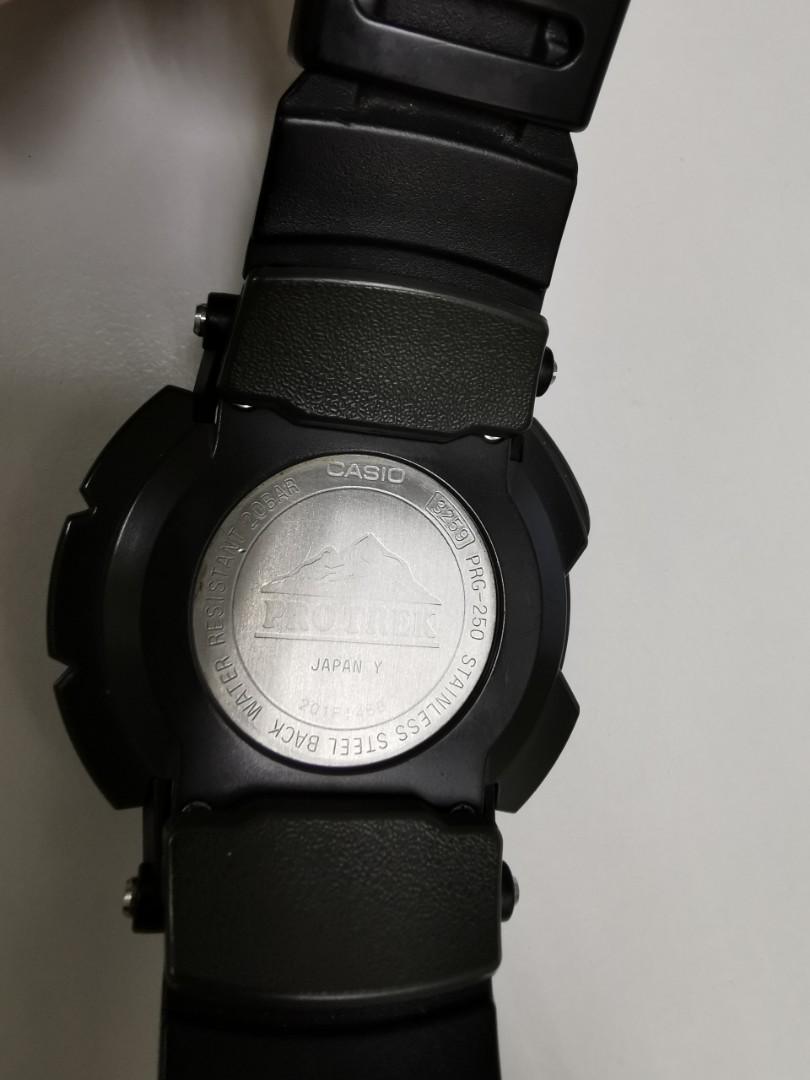 Casio Protrek PRG 250, Men's Fashion, Watches & Accessories, Watches on ...