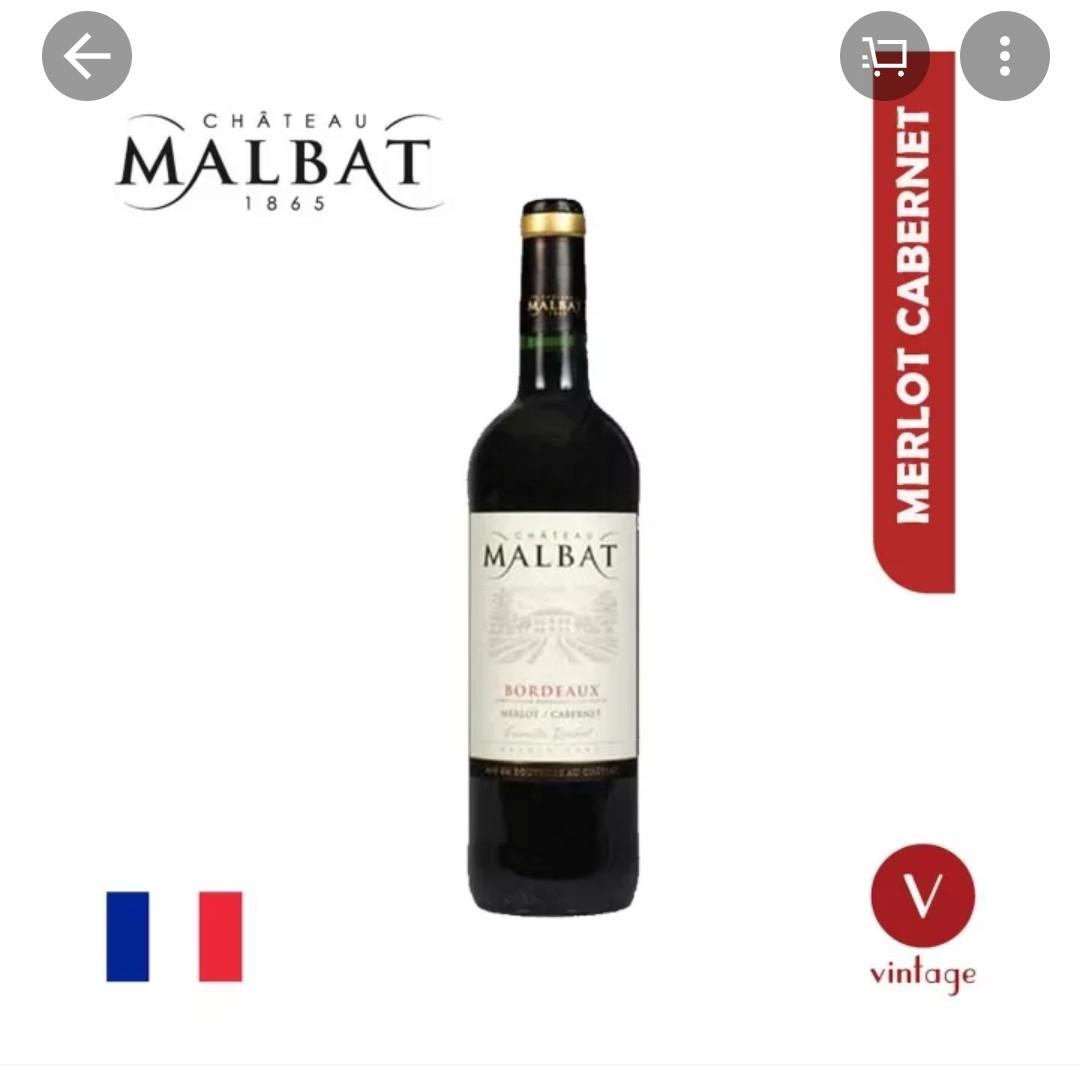 Chateau Malbat - Bordeaux 2020, Food & Drinks, Alcoholic Beverages on ...