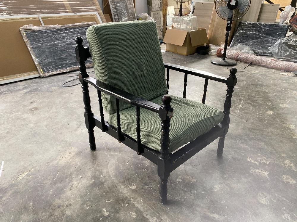 Classic Single Seater Wooden Armchair / Kerusi Berlengan Kayu Single ...