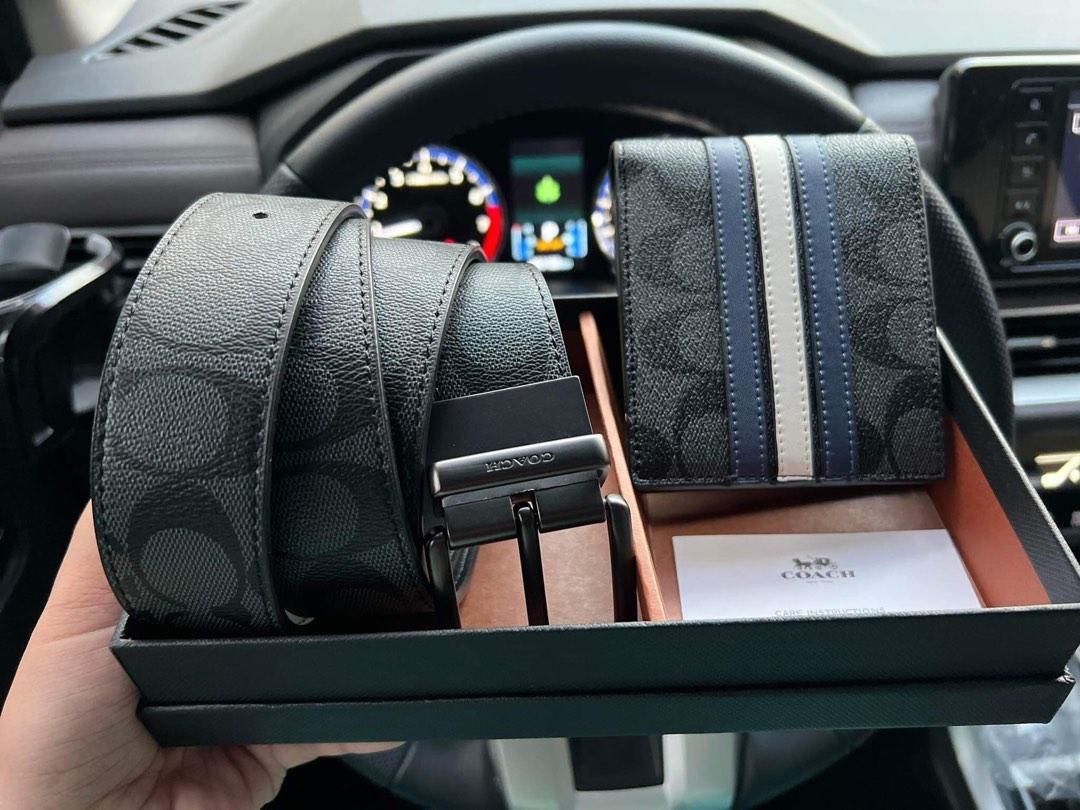 Coach gift set wallet and belt, Women's Fashion, Bags & Wallets ...