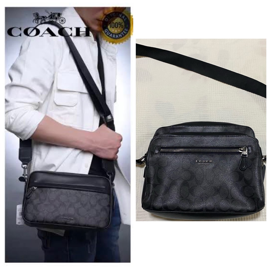 Coach Messenger Bag, Men's Fashion, Bags, Sling Bags on Carousell