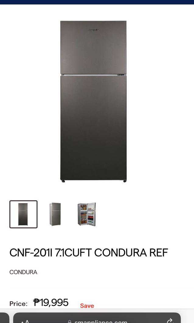 Condura Ref, TV & Home Appliances, Kitchen Appliances, Refrigerators ...