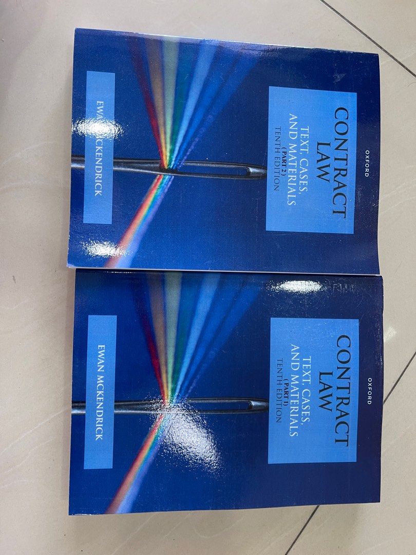 Contract law text cases and material 10th edition, Hobbies & Toys ...