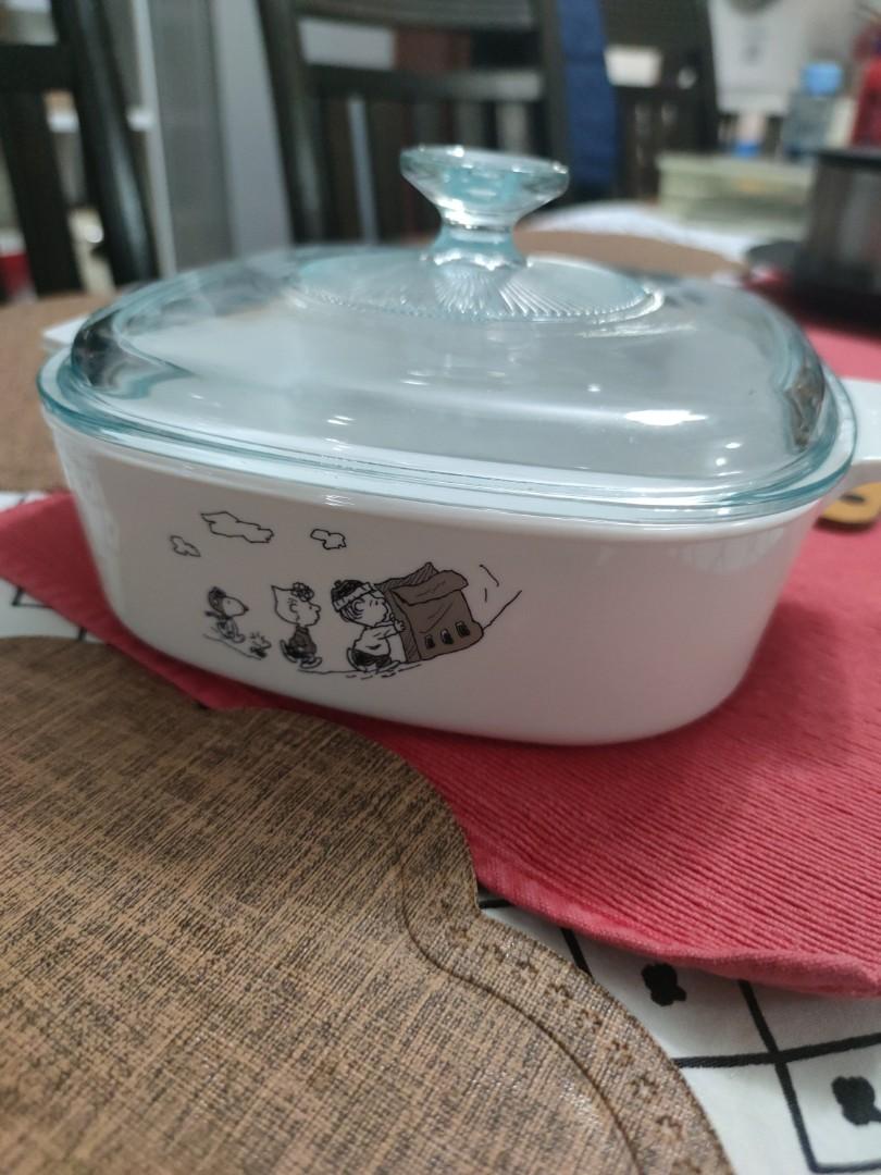 Corningware Snoopy with lid 2liter, Furniture & Home Living ...