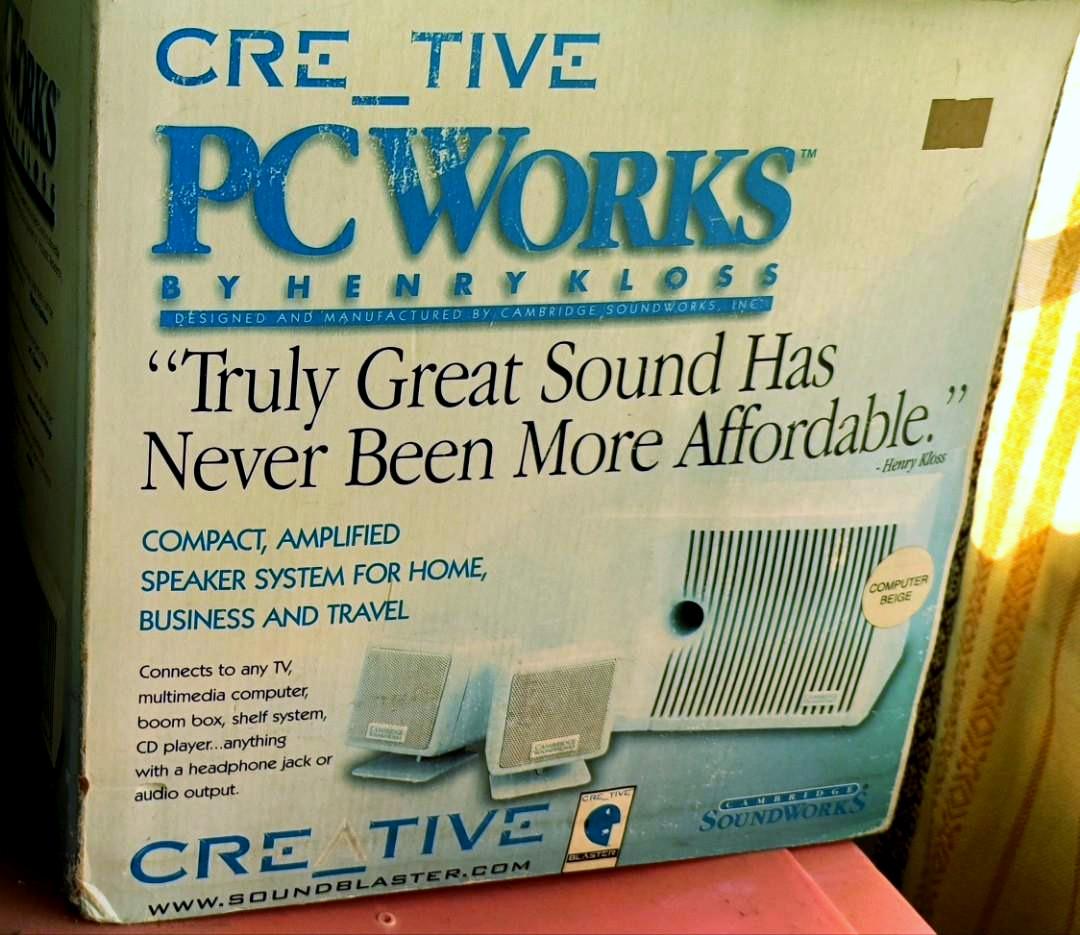 Creative Cambridge PCWorks By Henry Kloss speakers, Audio, Soundbars, Speakers & Amplifiers on ...