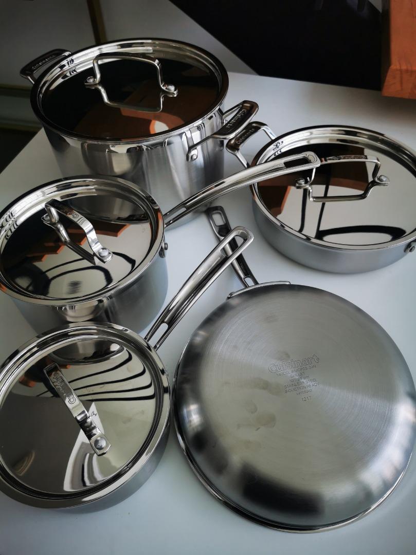 Cuisinart Multiclad Pro cookware and utensil set, Furniture & Home ...